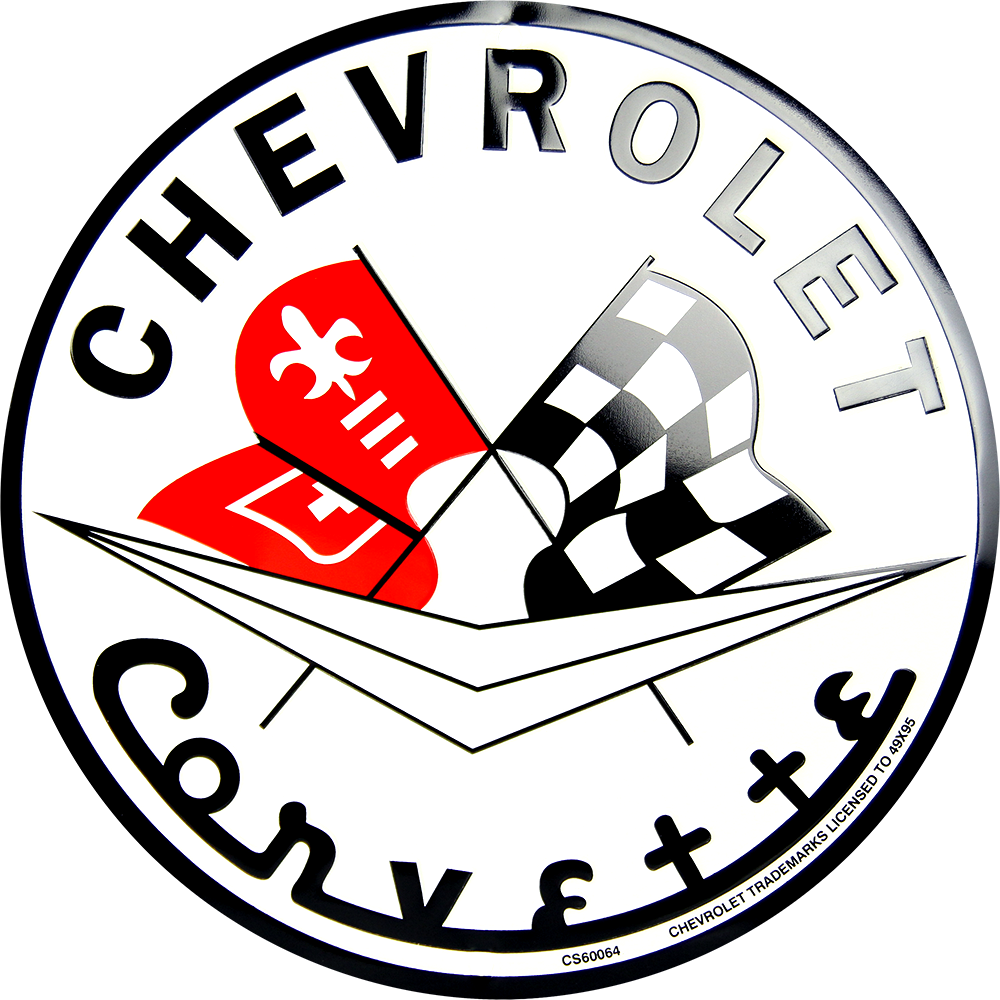 Download Transparent Red Corvette Png - Classic Chevrolet Corvette Logo ...