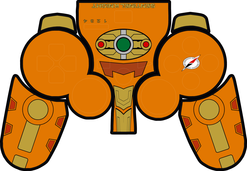 Download Sentinel Knight Ps3 Controller Skin - Cartoon - ClipartKey