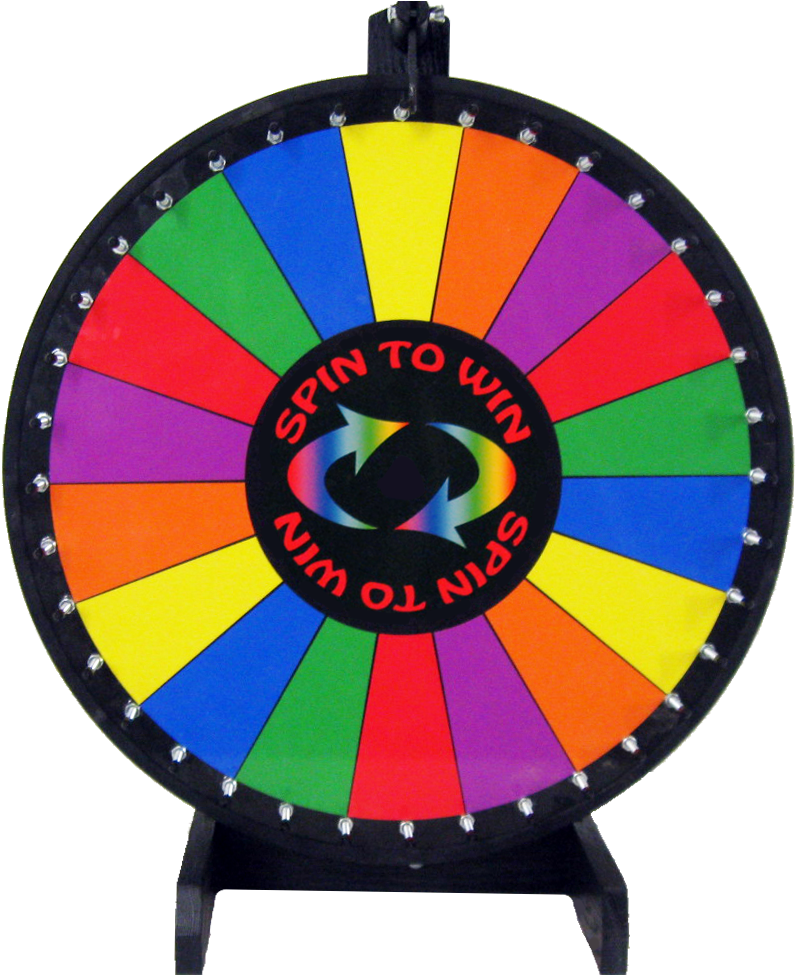 Download Prize Wheel Png - Spin Wheel - ClipartKey