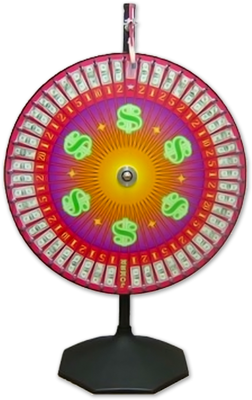 Download Prize Rental Dry Erase - Money Wheel - ClipartKey