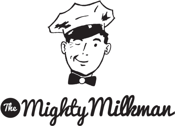 Download Milkman Png - Milkman-logotype - Milk Man Hat Cartoon - ClipartKey