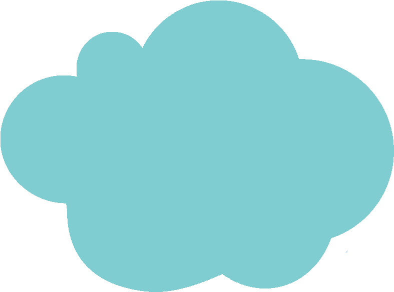 Download Transparent Blue Cloud Clipart - Light Blue Cloud Png - ClipartKey