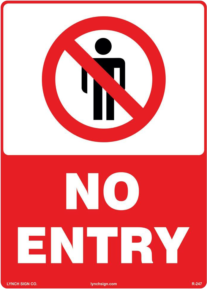 Download No Entry Sign Transparent - No Entry Logo Png - ClipartKey