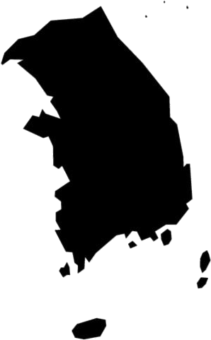Download Transparent South Korea Map Clip Art - South Korea World Map ...