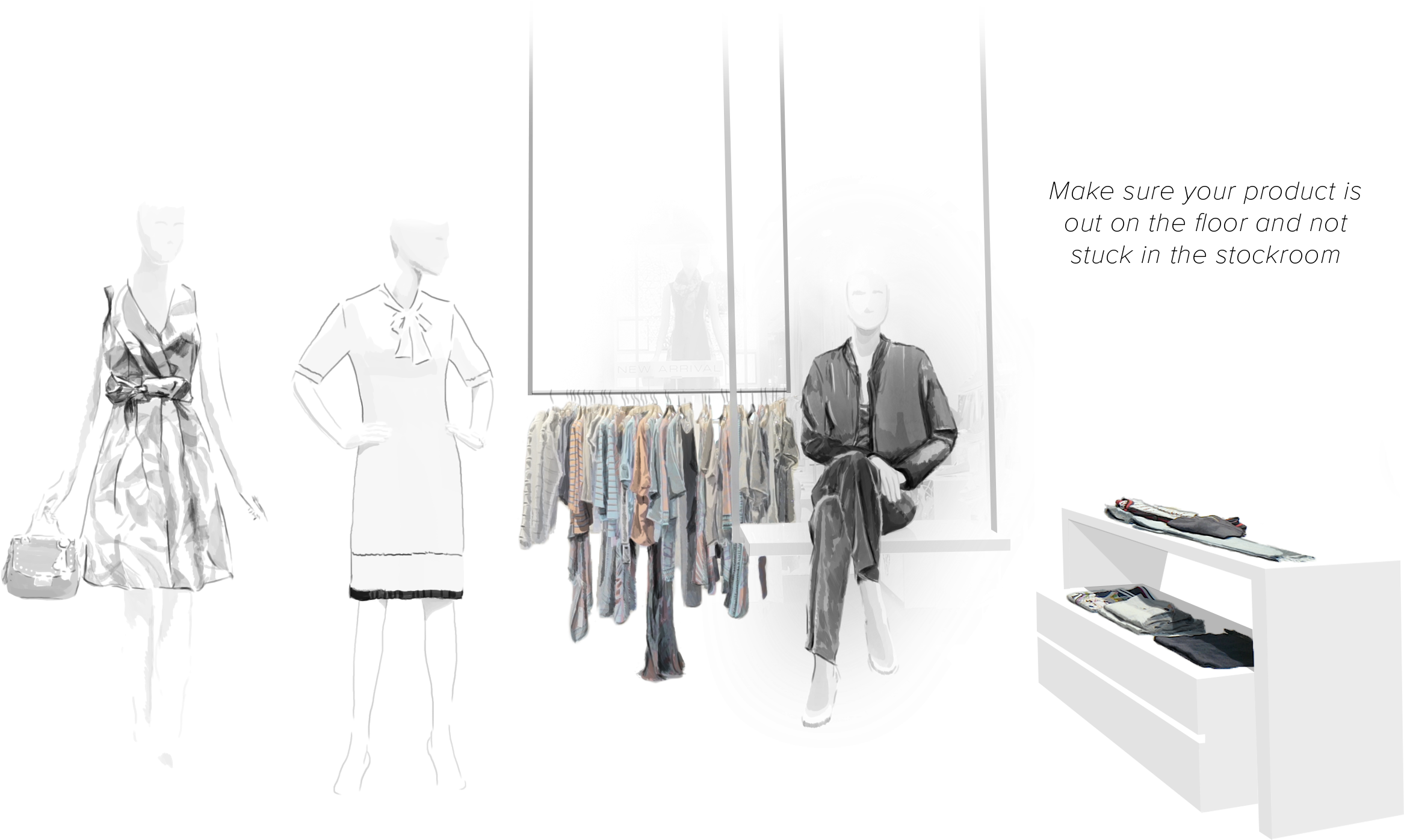 Download Hand Drawing Visual Merchandising - ClipartKey