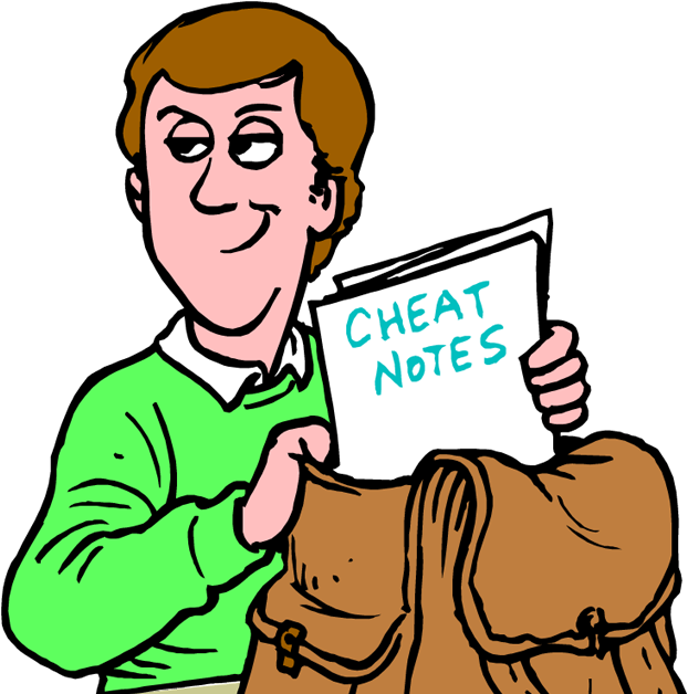 Download Do Not Cheat On Assignments - Cheating Clipart Free - ClipartKey