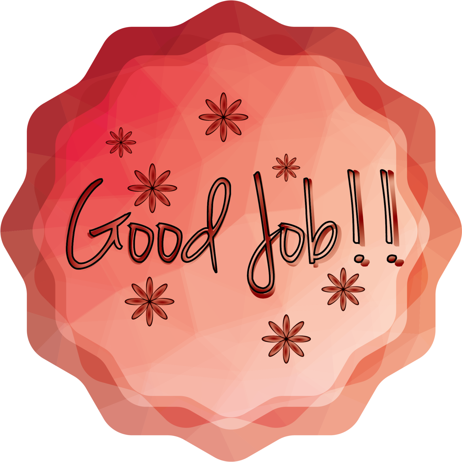 Download Transparent Great Job Png - Good Job Flower - ClipartKey