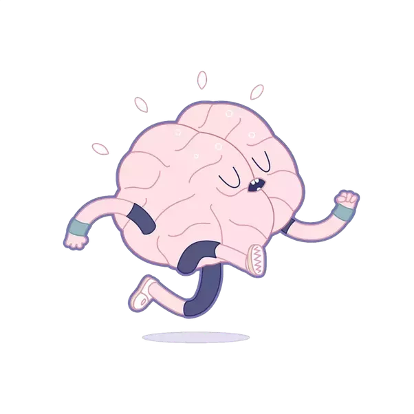 Download Mind Clipart Working Memory - Brain Running Illustration ...