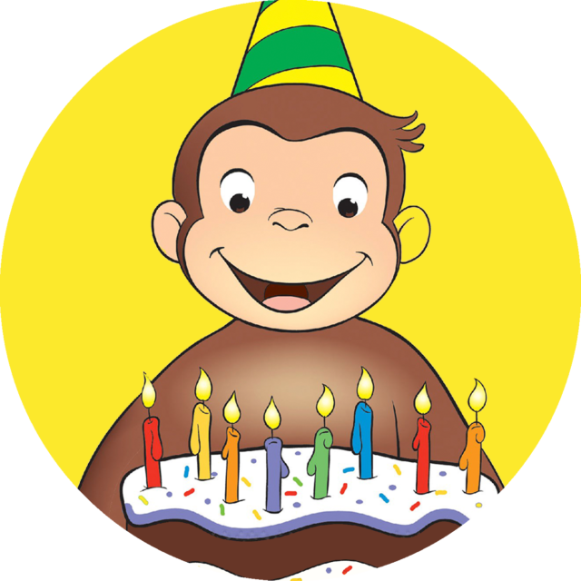 Download Curious George Birthday 3 , Transparent Cartoons - Curious ...