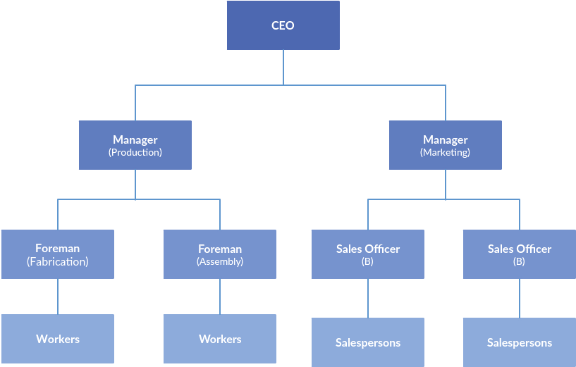 Download Flow Chart Organizational Structure - Car Company ...