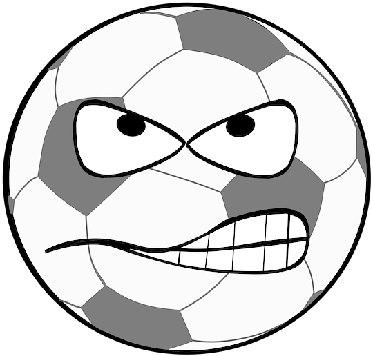 Download Soccer Ball Face Clipart - ClipartKey