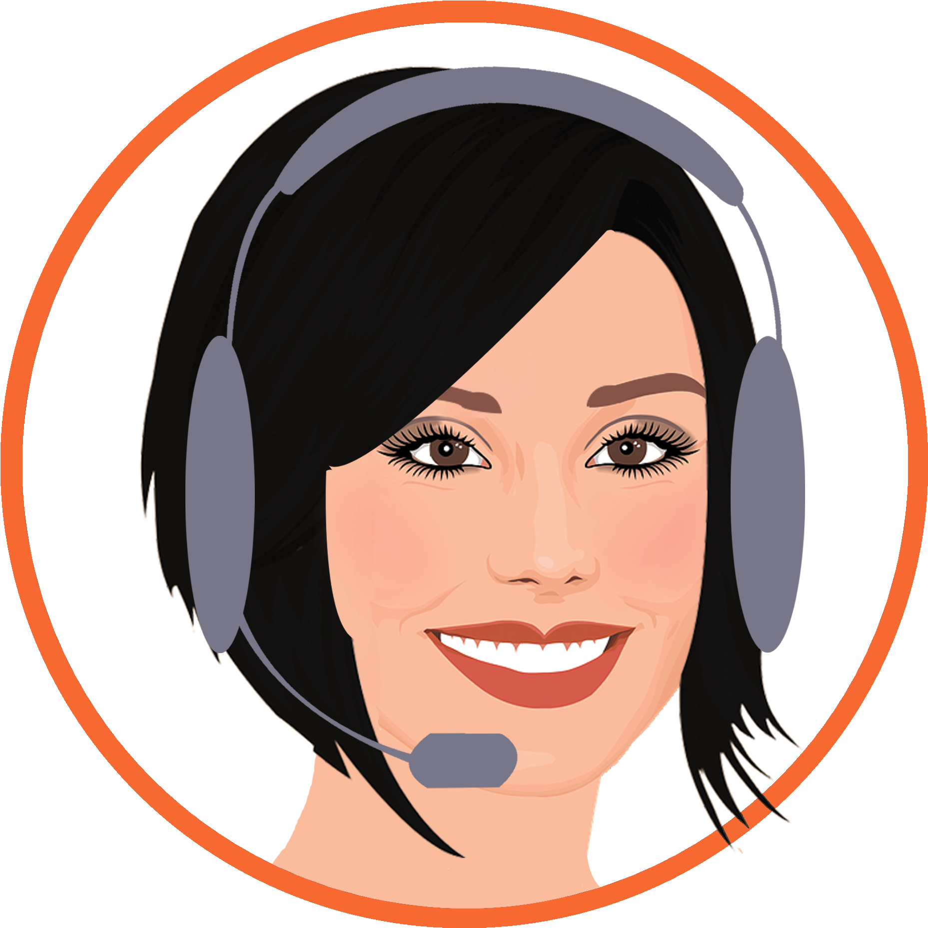 Download Transparent Virtual Assistant Png - Female Virtual Assistant ...
