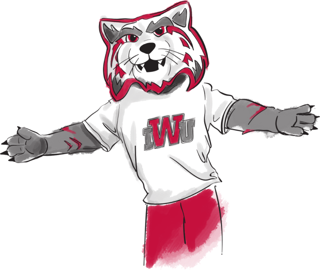 Download Wesley The Wildcat - Cartoon - ClipartKey