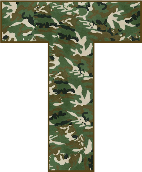 Download Camouflage Letters Clip Art - ClipartKey