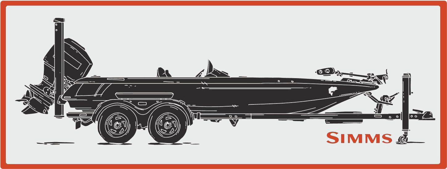 Download Simms Boat Bass Decal - Simms - ClipartKey