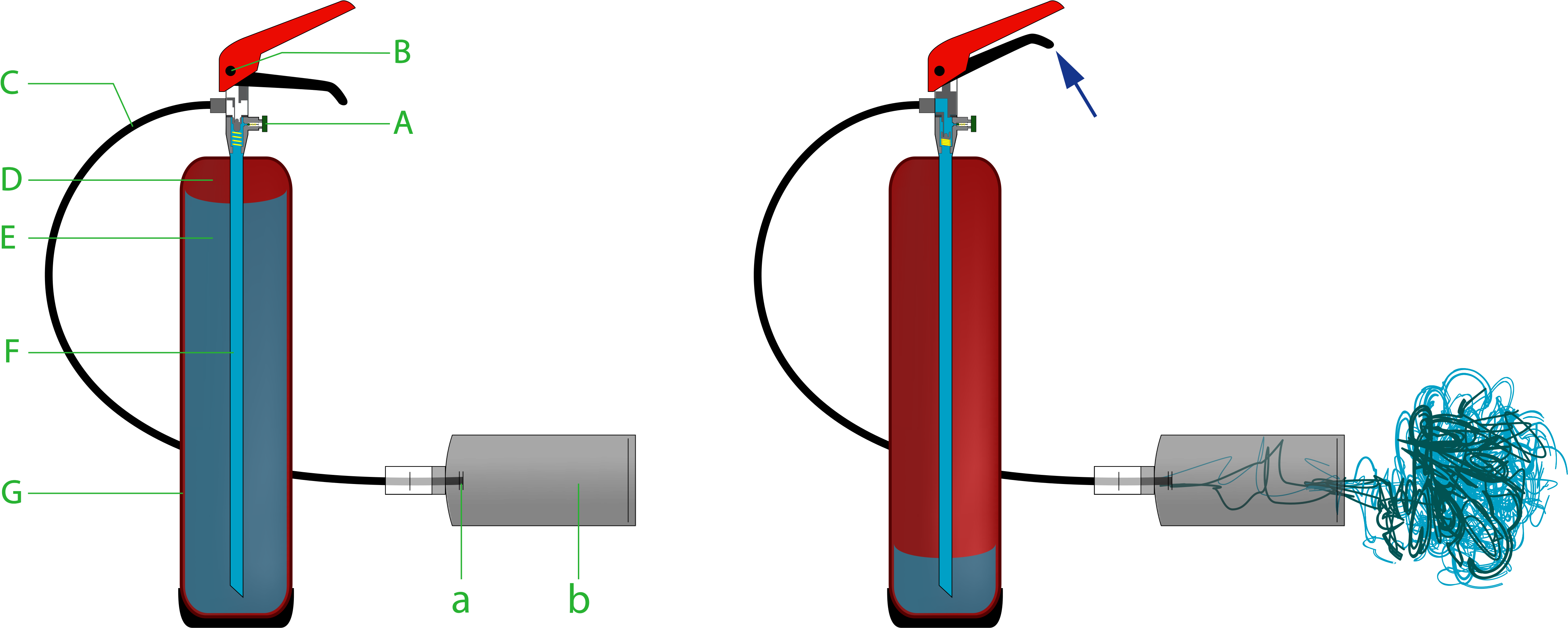 Download Co2 Fire Extinguisher Cross Section - ClipartKey