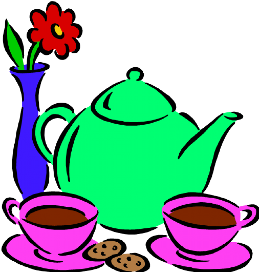 Download Transparent Tea Party Png - Clip Art Morning Tea - ClipartKey