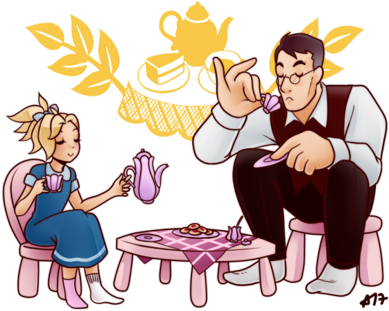 Download Tea Party Clipart Team Party - Tf2 Medic With Tea - ClipartKey