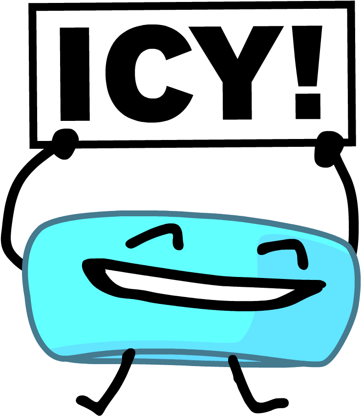 Download Ice Cube Clipart Icy - Bfdi Go Ice Cube - ClipartKey