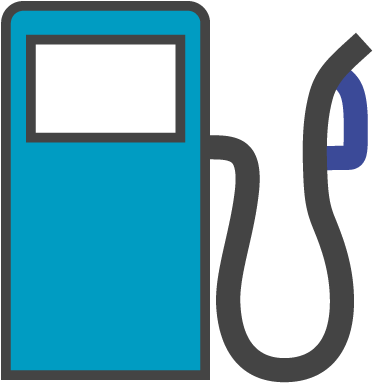 Download Blue Fuel Pump Icon - ClipartKey