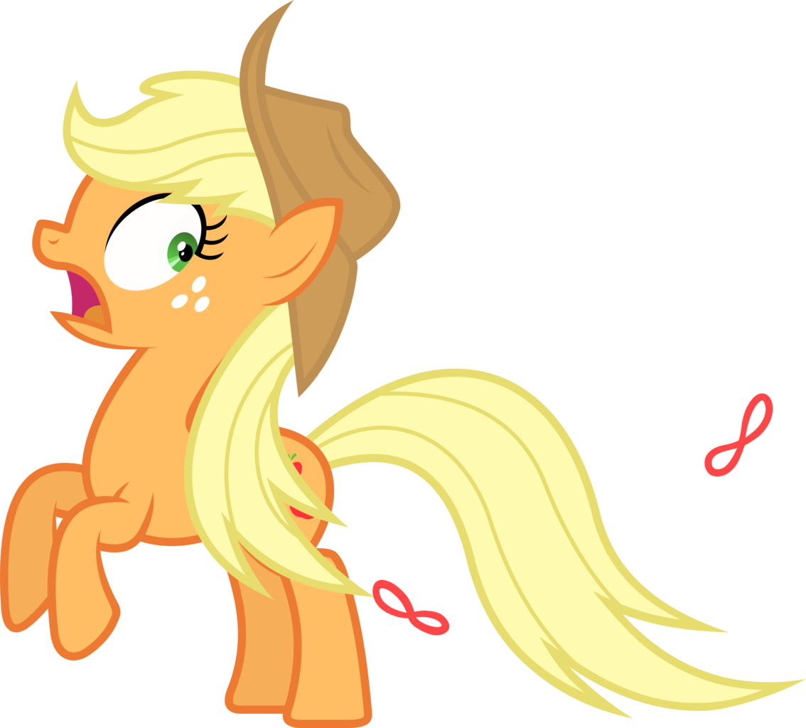 Download Vector Hair Simple - Applejack Mlp Hairstyle - ClipartKey
