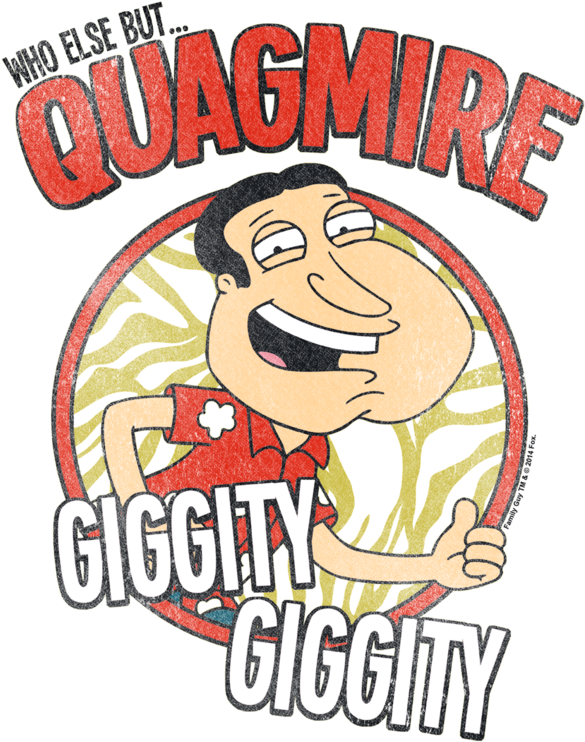 Download Quagmire T Shirt Clipart , Png Download - Quagmire Family Guy ...