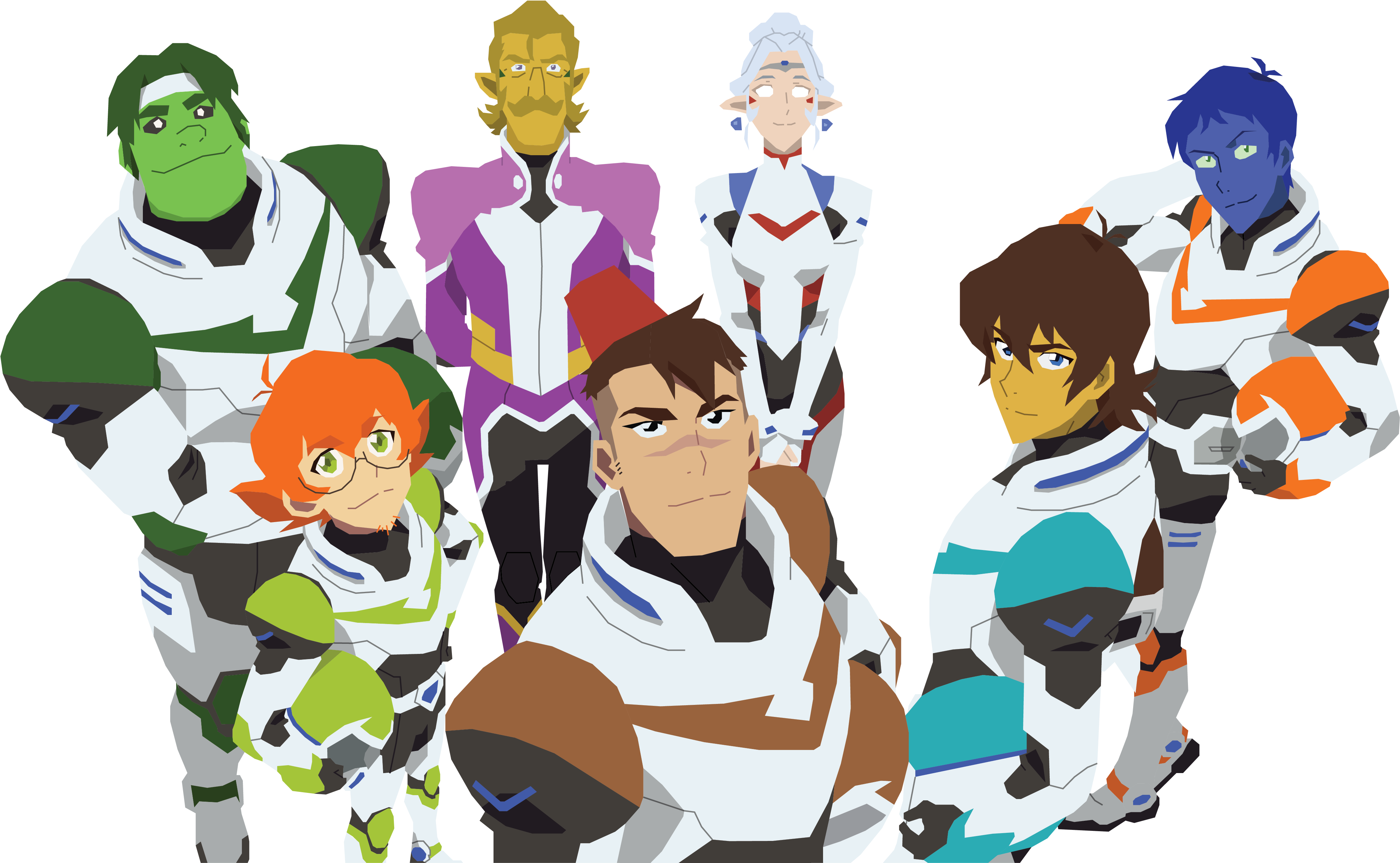 Download Voltron Legendary Defender Group - ClipartKey