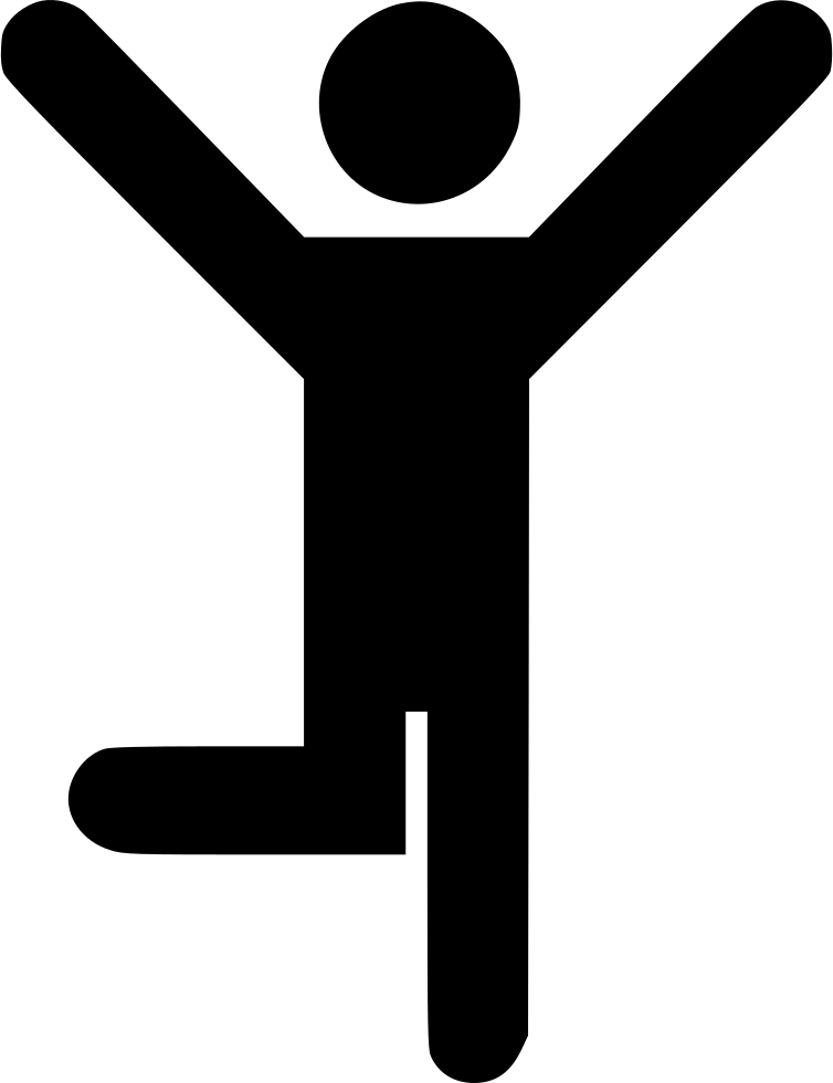 Download Hurray One Leg Svg Png Icon Free Download - ClipartKey