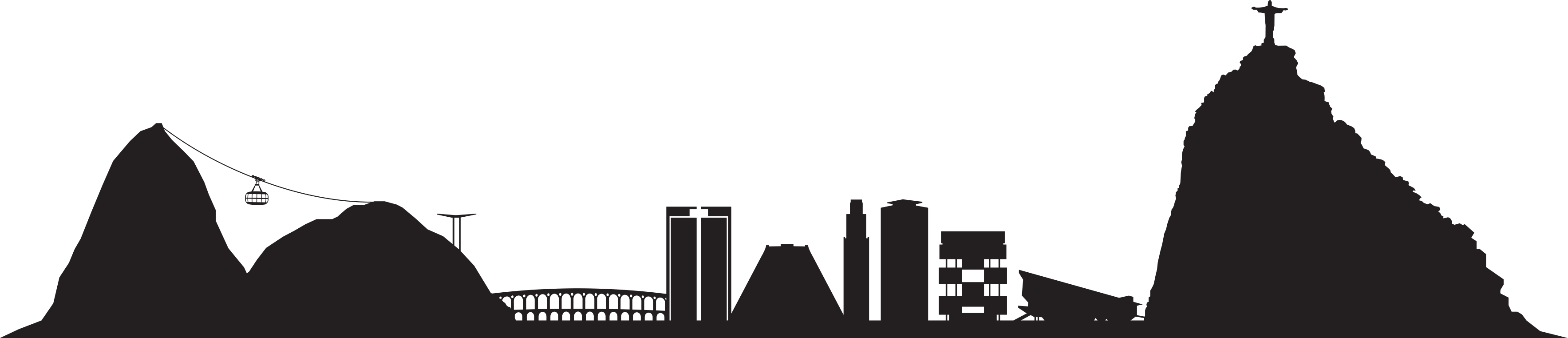 Download Clip Art Rio Skyline - Rio De Janeiro Transparent - ClipartKey