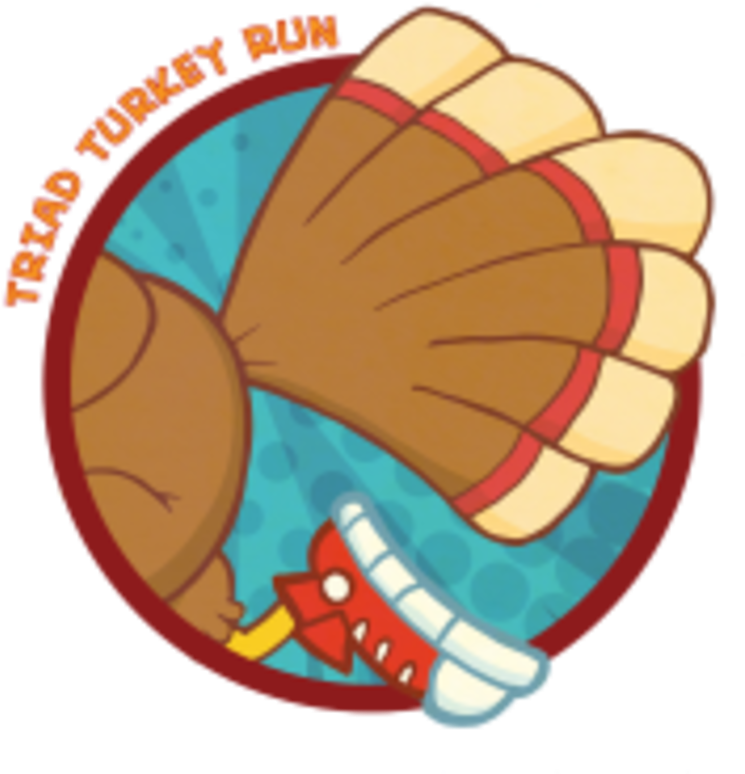 Download Tbca Triad Turkey Run - Turkey Running Transparent - ClipartKey