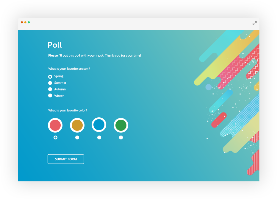 Download Politics Clipart Poll - Online Order Form Design - ClipartKey