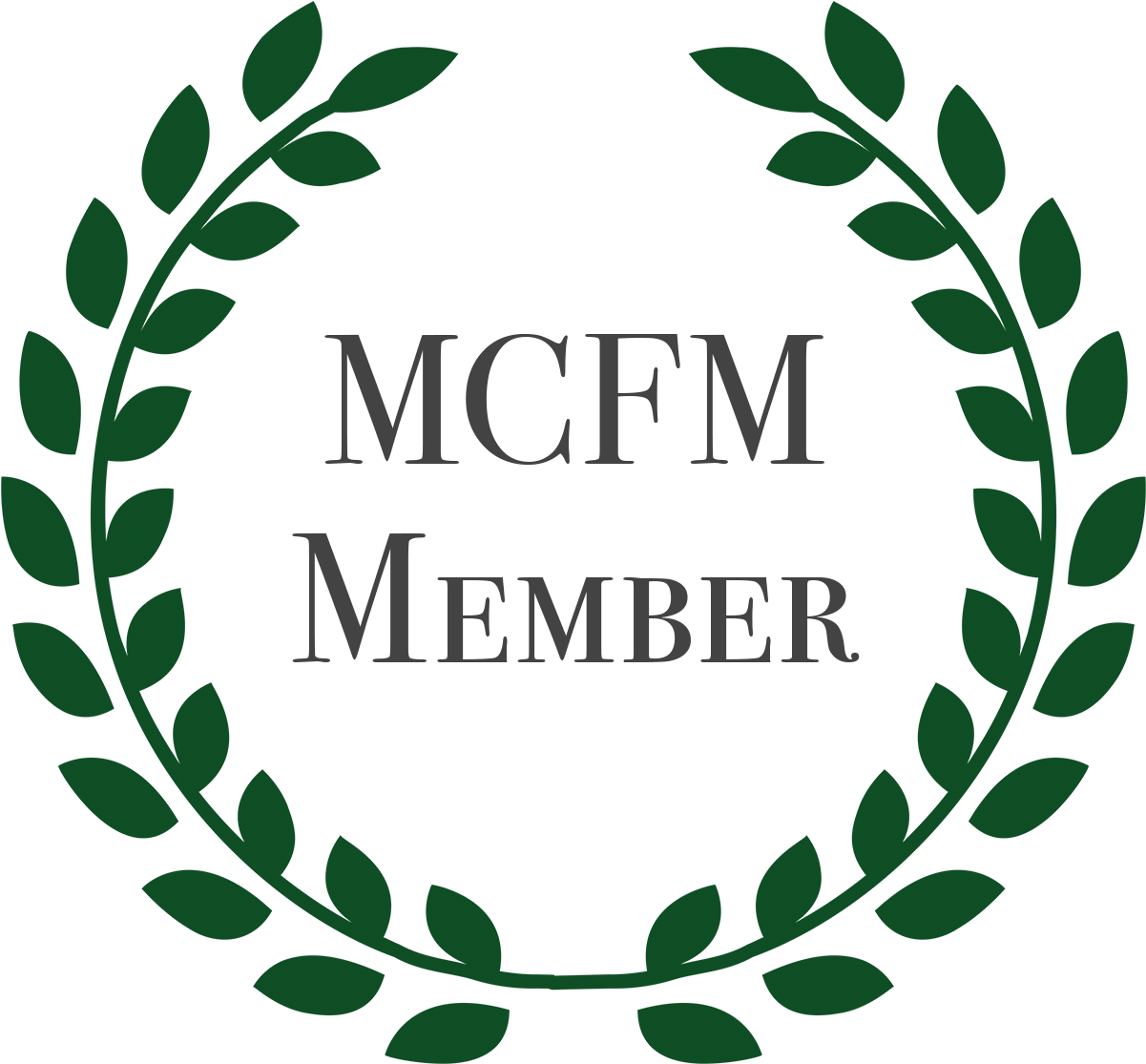 Download Mcfm Member - Transparent Background Silver Laurel Leaves Png ...