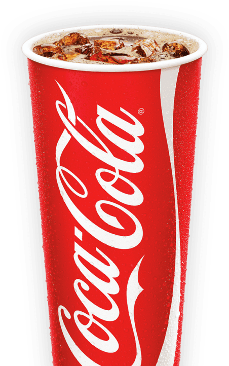 Download Clip Art Coke Cup - Coca Cola - ClipartKey