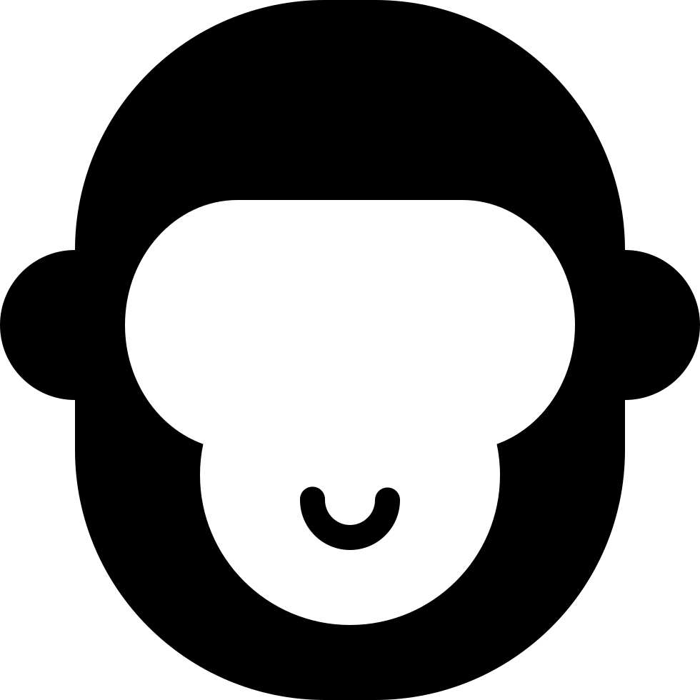 Download Px Monkey Face - Monkey Face Icon Png - ClipartKey