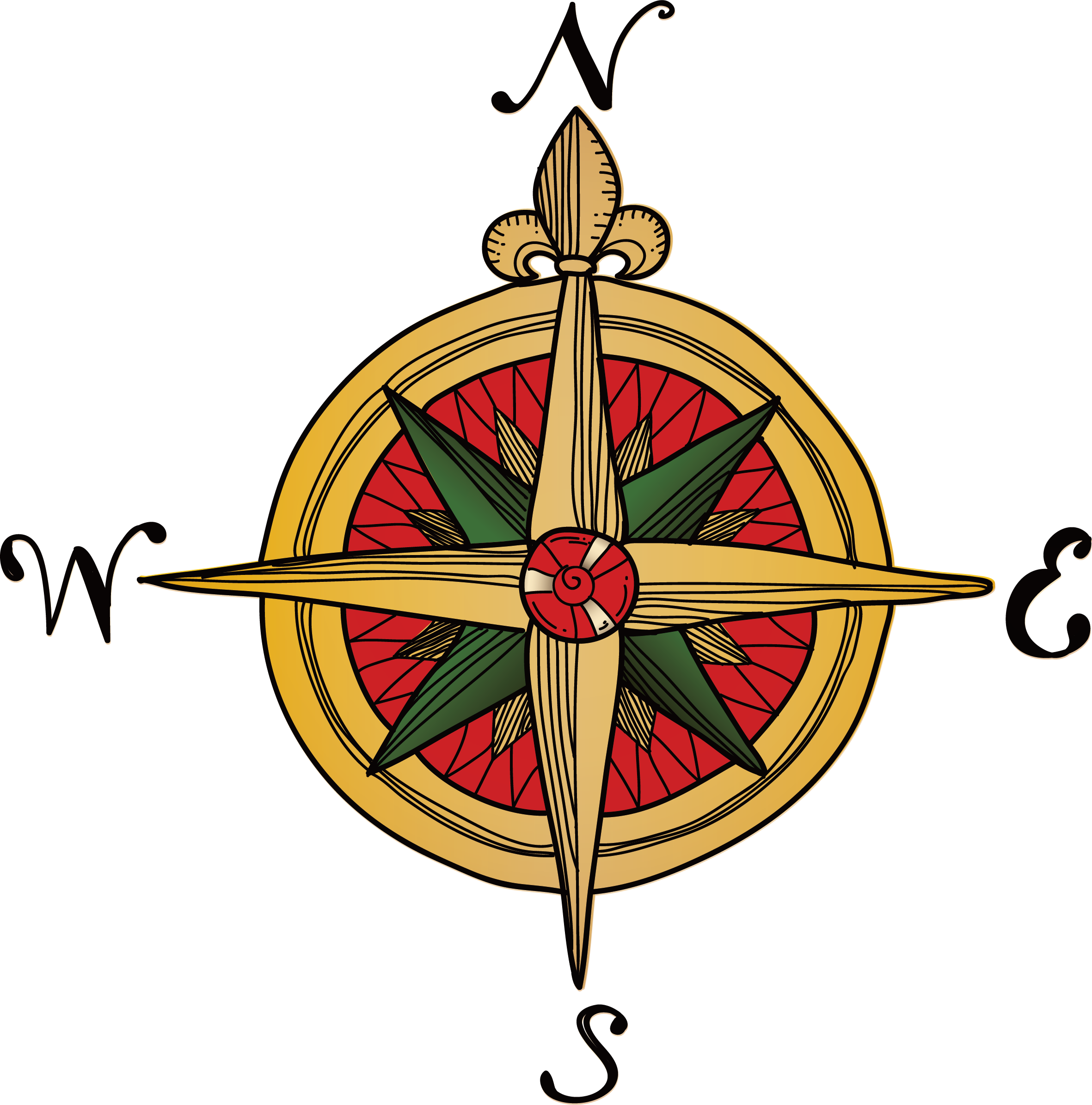 Download Compass Vector Old School Compass Old School Clipartkey