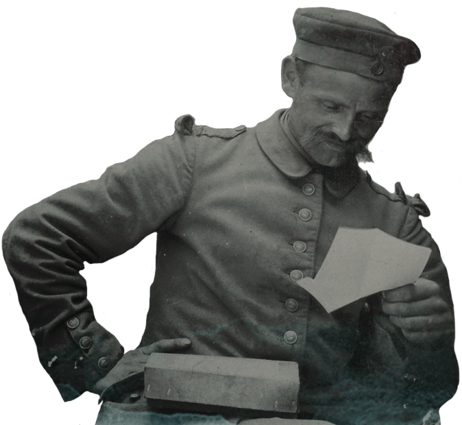 Download German Soldier Reading A Letter - German Soldier Transparent ...