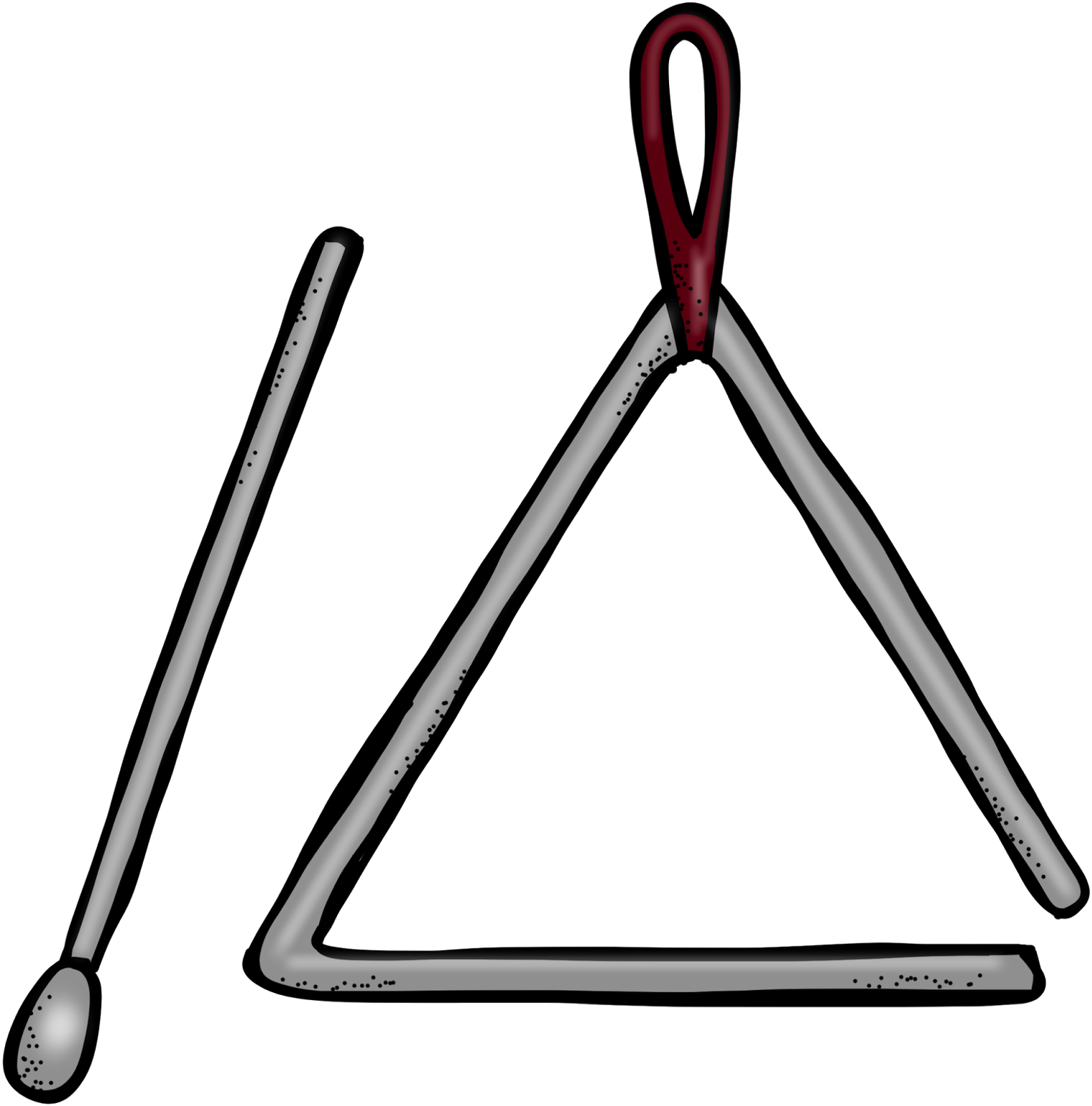 Download Triangular Clipart Rhythmic Instrument - Triangle Musical ...