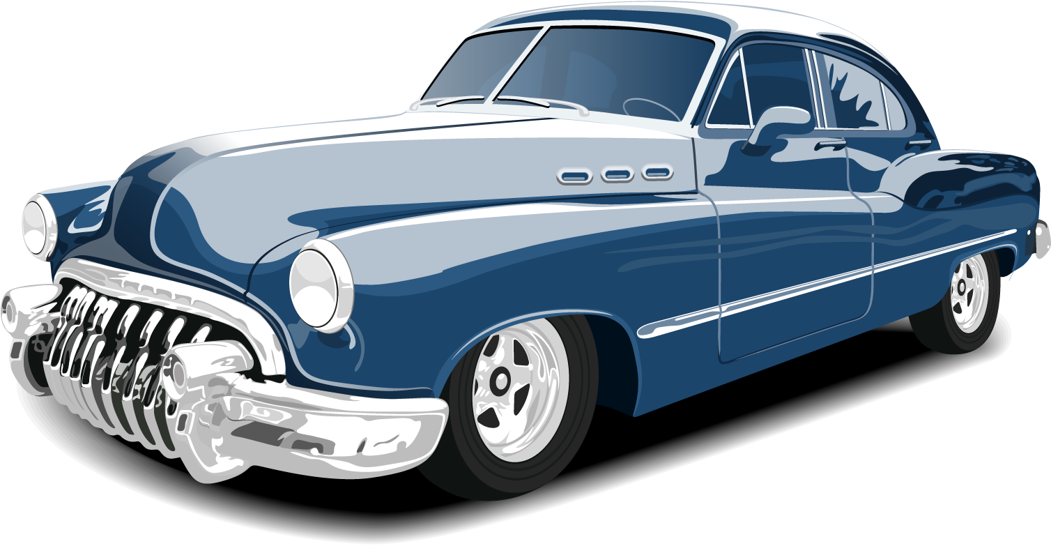 Download Vector Vintage Classic Car Free Hd Image Clipart - Classic Car ...
