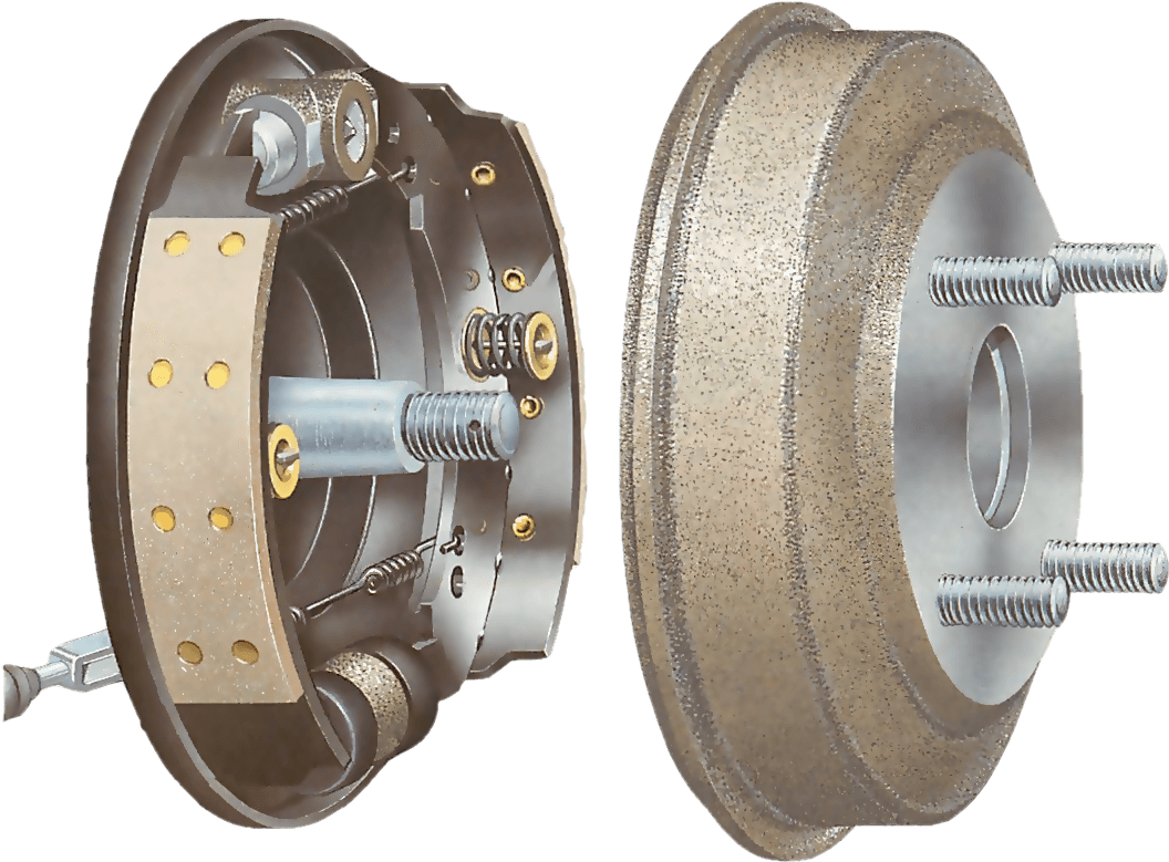 Download Transparent Brake Png - Drum Brakes Vs Disc Brakes - ClipartKey