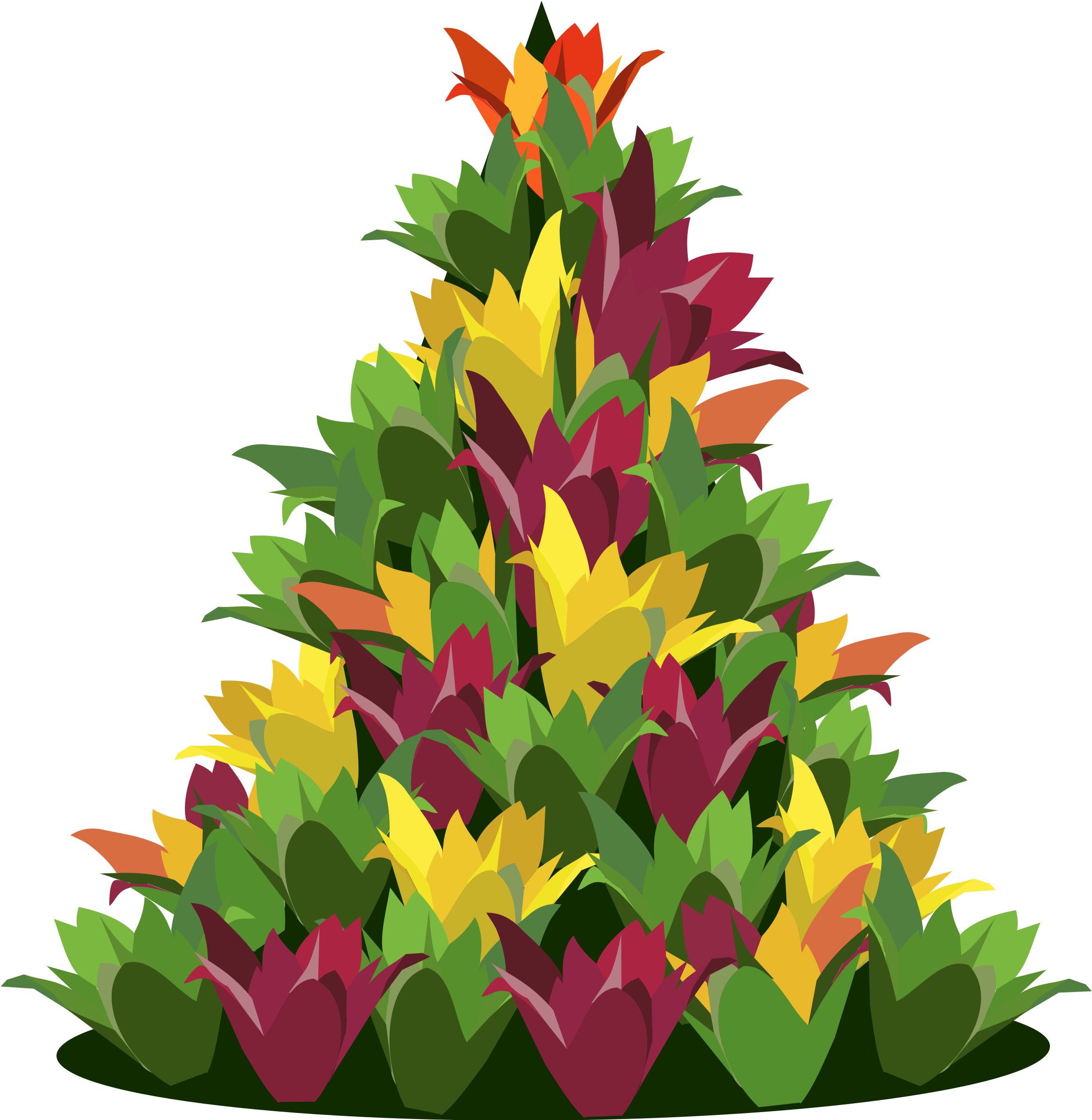 Download Tropical Christmas Png - Tulip - ClipartKey