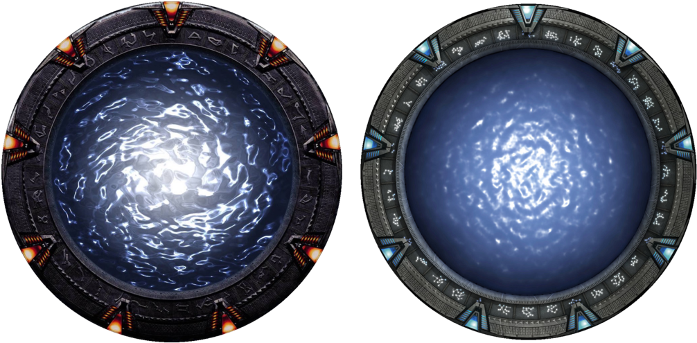 Download Transparent Stargate Png - Stargate Gate - ClipartKey