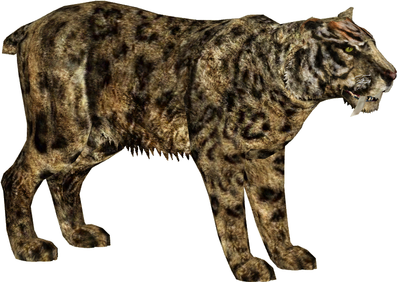 Download Transparent Saber Tooth Tiger Clipart - Saber Toothed Cat Png ...