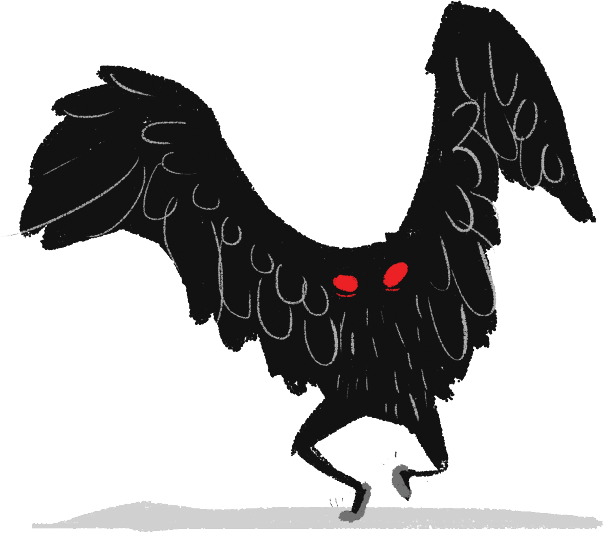 Download Moth Man Png Photo - Mothman Transparent - ClipartKey