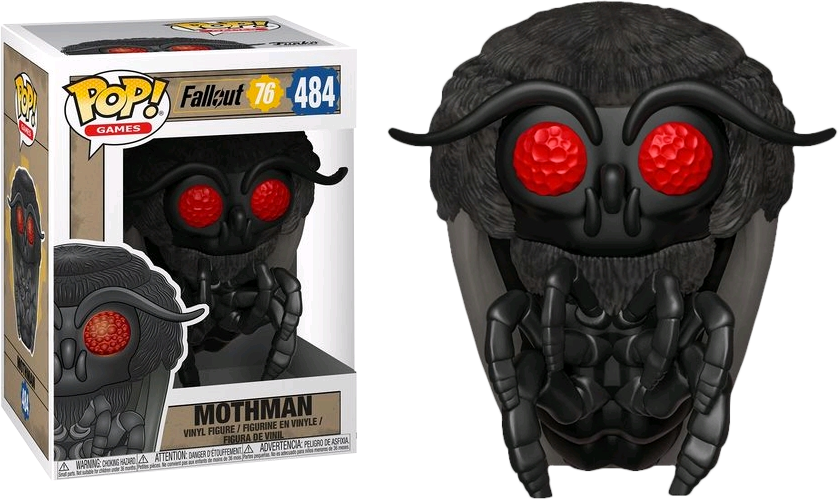 Download Transparent Mothman Clipart - Mothman Fallout 76 Pop - ClipartKey