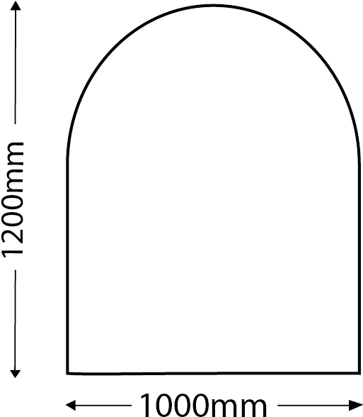 Download Half Circle Half Square Shape - ClipartKey