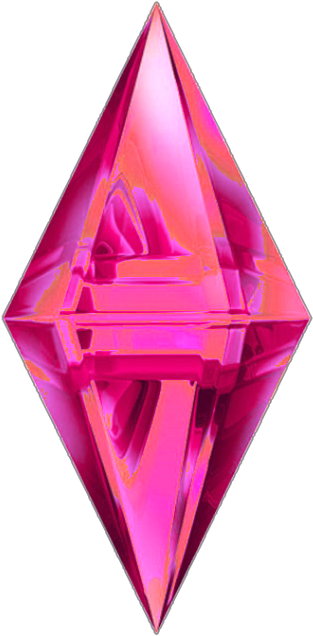 Download #pink #diamond #sims - Pink Sims Diamond - ClipartKey
