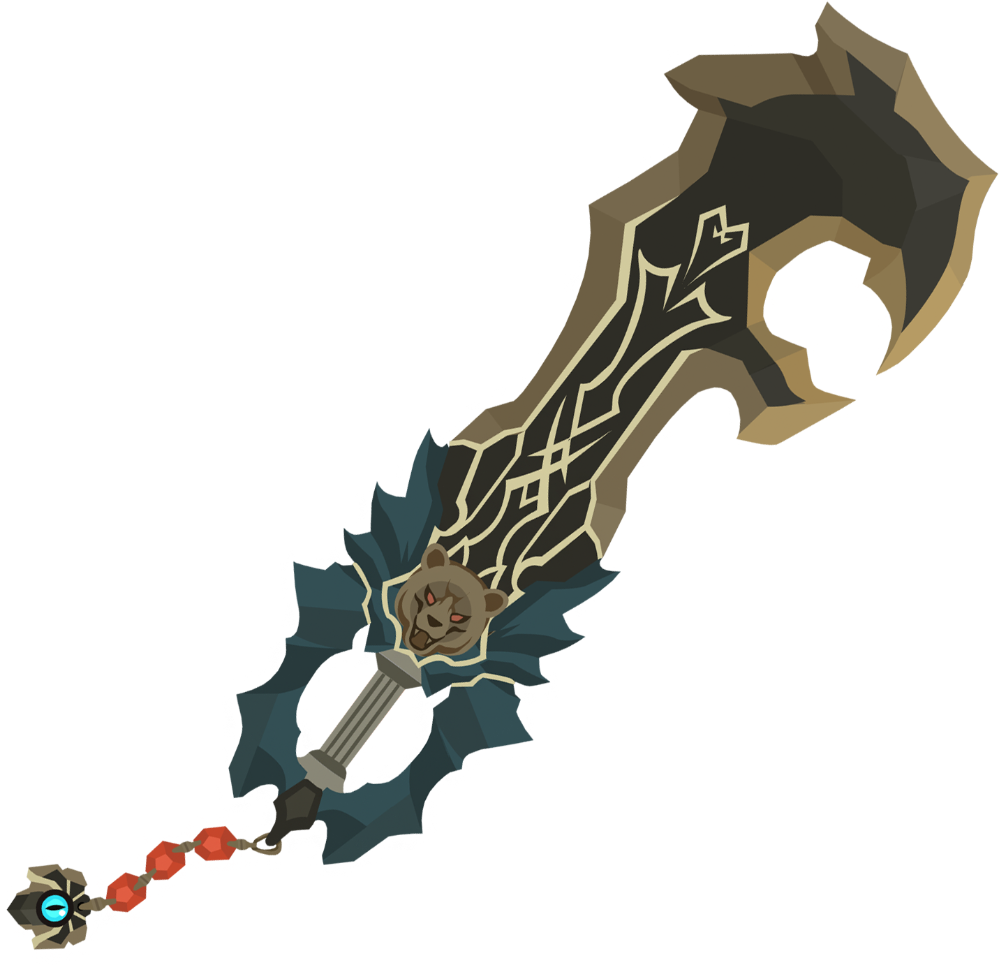 Download Transparent Sleeping Lion Clipart - Khux Foretellers Keyblades ...