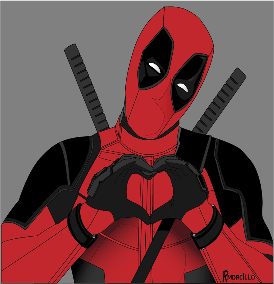 Download Head Clipart Deadpool - Deadpool Vector - ClipartKey