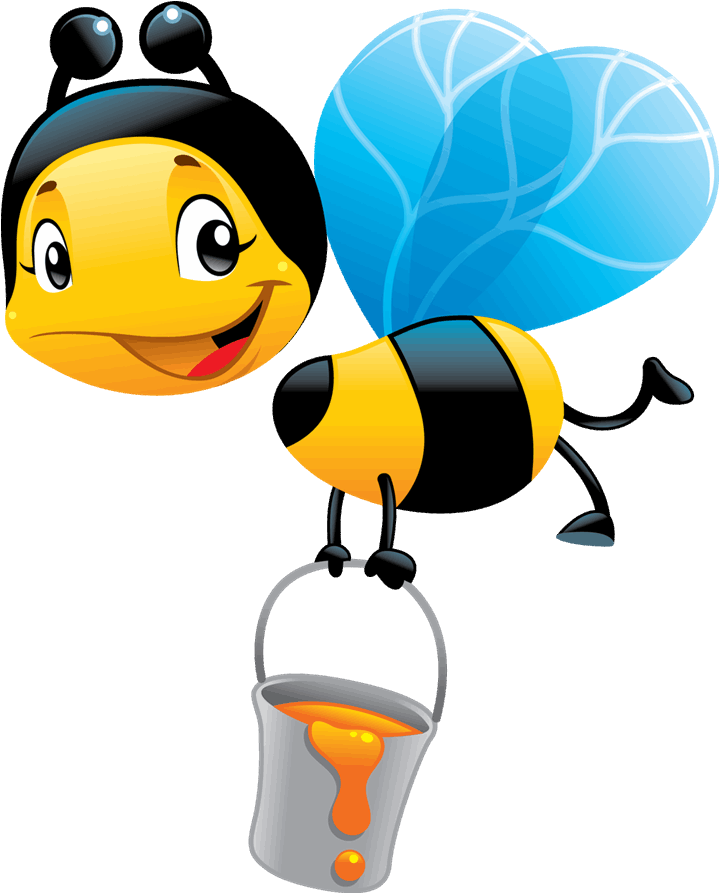 Download Transparent Abeja Clipart Api E Miele Disegni Clipartkey