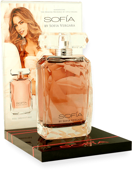 Download Sofia By Sofia Vergara Perfume Display - Point Of Purchase Perfume - ClipartKey